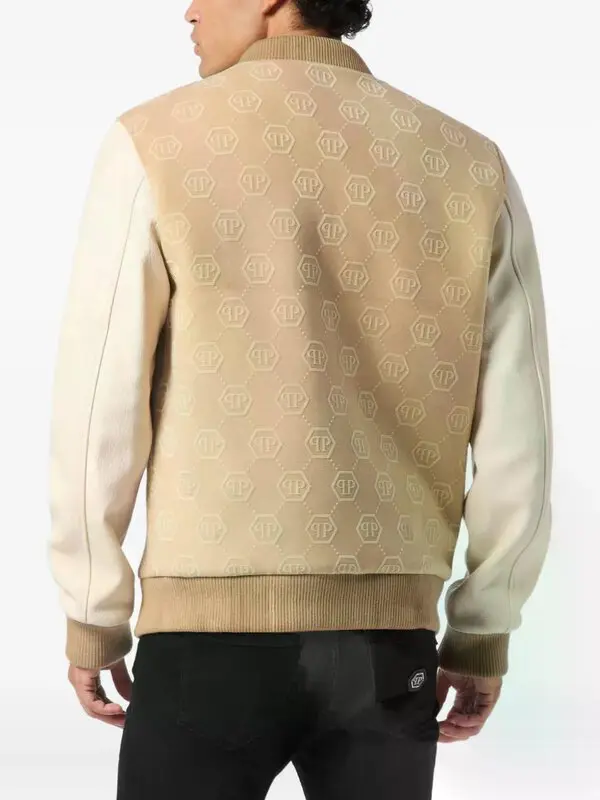 Philipp Plein Monogram Varsity Bomber Jacket