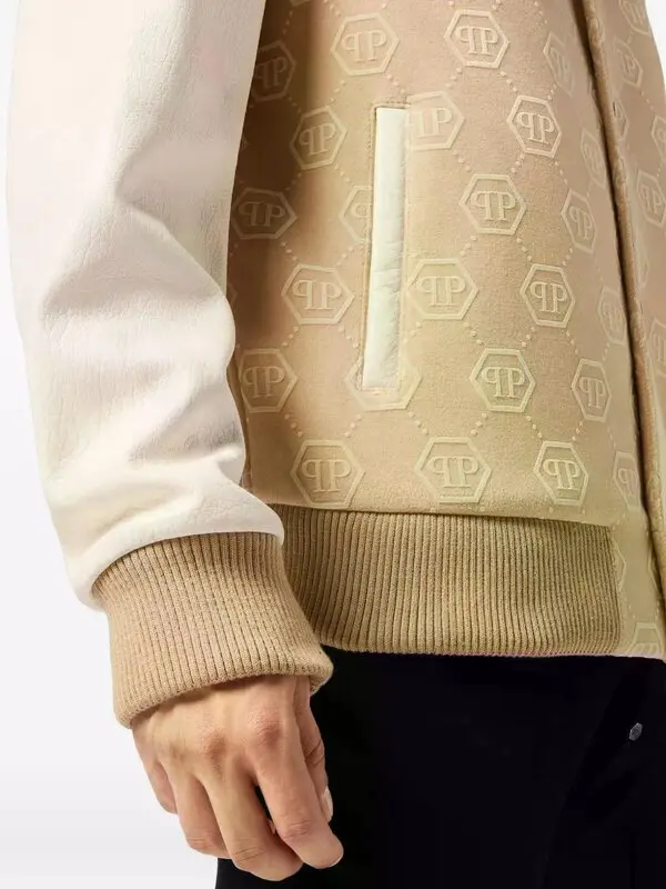 Philipp Plein Monogram Varsity Bomber Jacket
