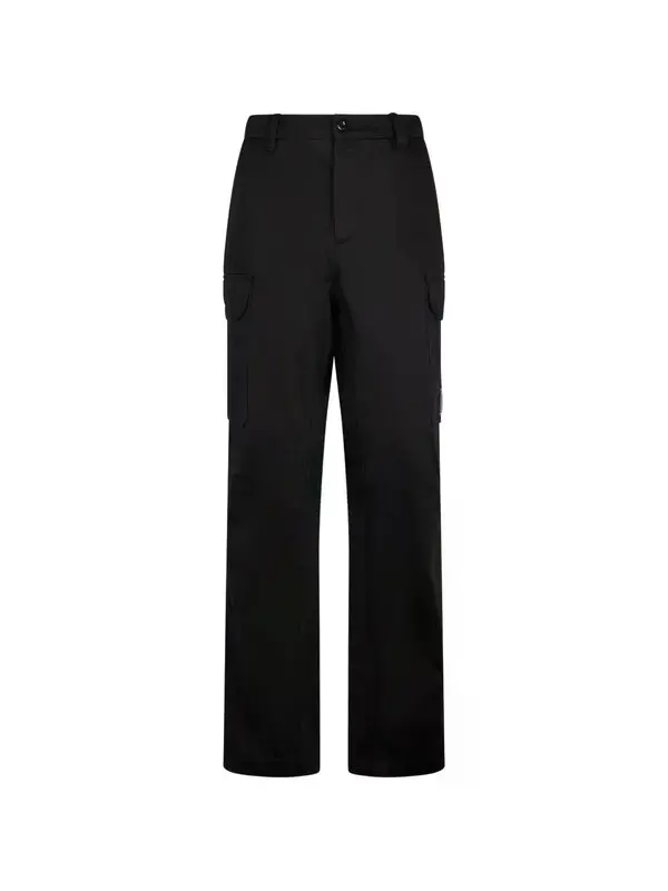 C.P. COMPANY Logo-detail Cargo Pants - Black