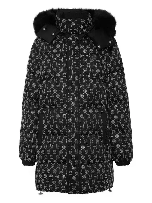 Philipp Plein Monogram Padded Coat