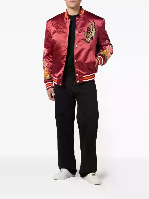 Philipp Plein Embroidered Bomber Jacket