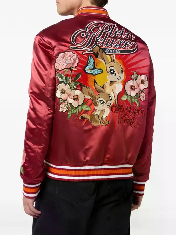 Philipp Plein Embroidered Bomber Jacket