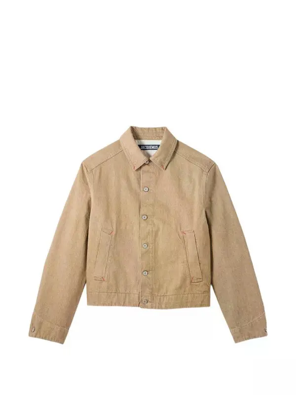 Jacquemus Mirada De-nîmes Button Jacket - Neutrals