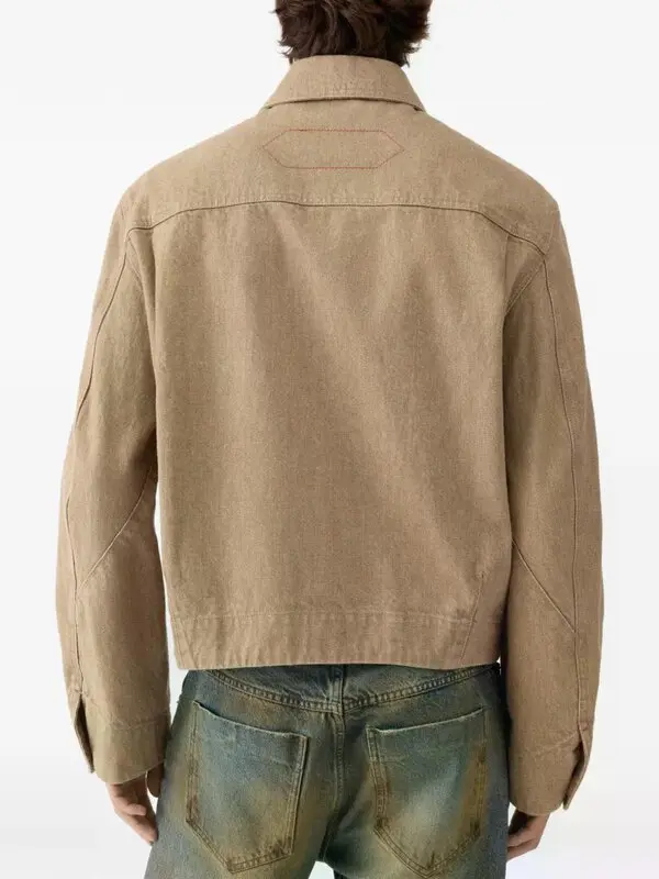 Jacquemus Mirada De-nîmes Button Jacket - Neutrals