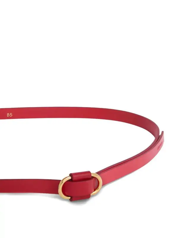 Dsquared2 Twin Belt With Gold-tone Hardware - Red