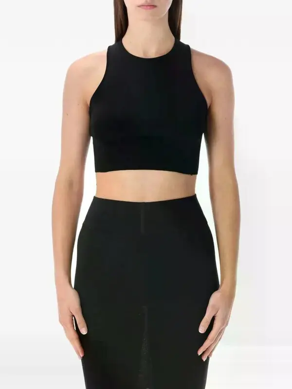 Rick Owens Cropped Racer Back Top