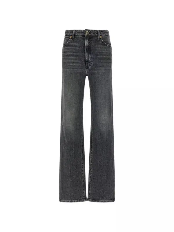 Khaite Stonewashed Straight Jeans