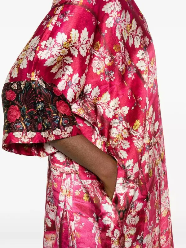 PIERRE-LOUIS MASCIA Floral V-neck Maxi Dress