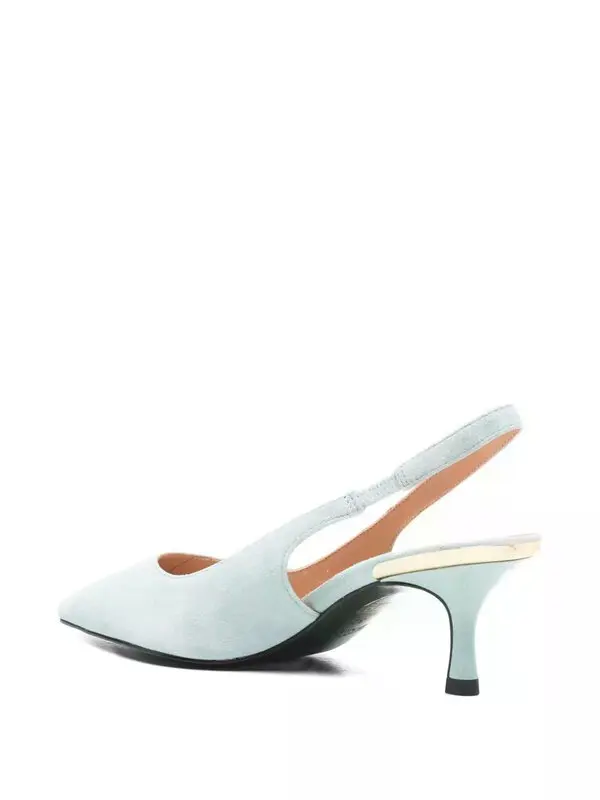 Moschino Slingback Leather Pumps