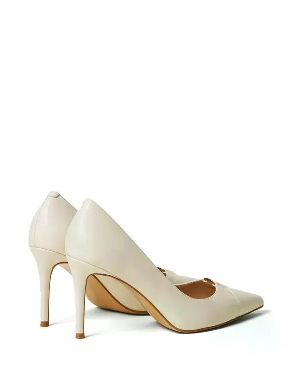 TWINSET Logo-engraved Buckle Stiletto Pumps