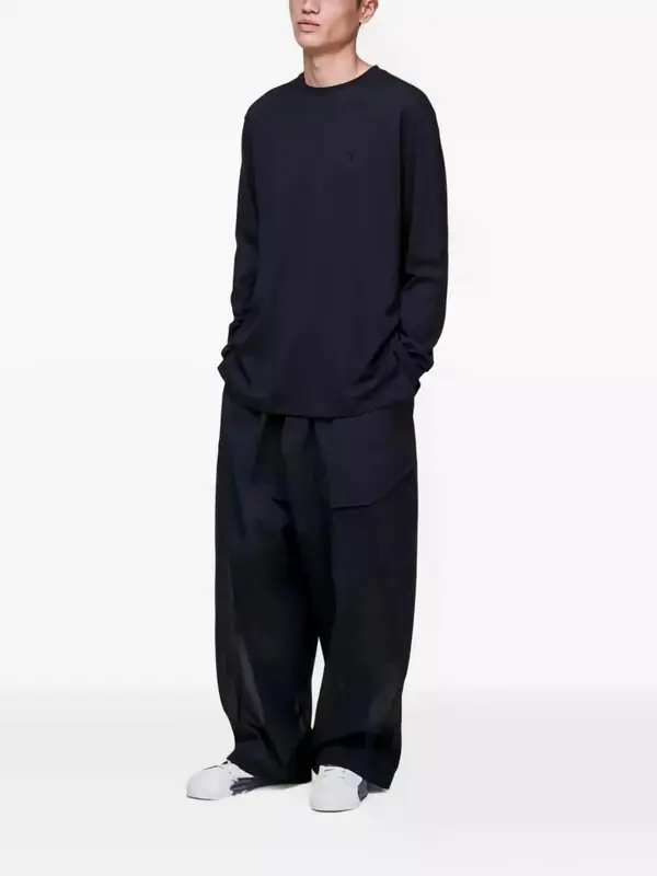 Y3 Logo-print Long-sleeved T-shirt