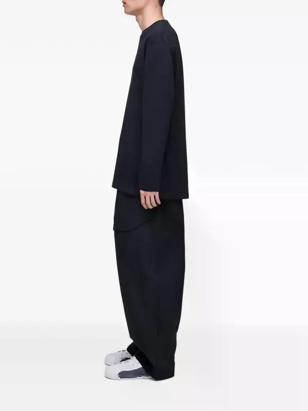 Y3 Logo-print Long-sleeved T-shirt