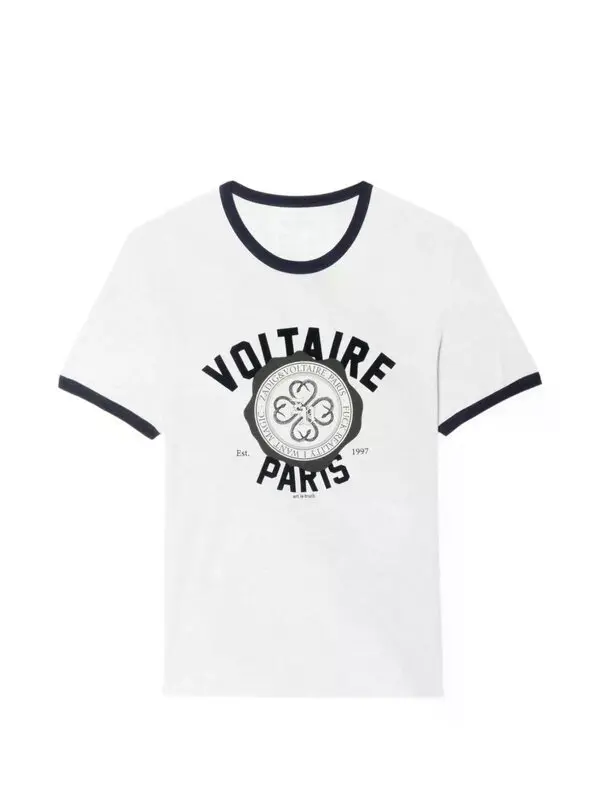 Zadig&Voltaire Woody Printed T-shirt - Grey