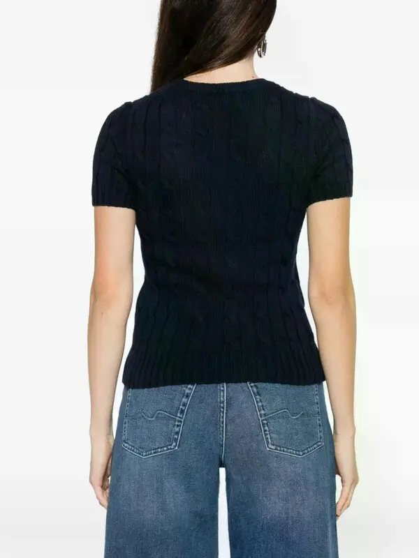 Polo Ralph Lauren Cable Knit Short Sleeve T-shirt