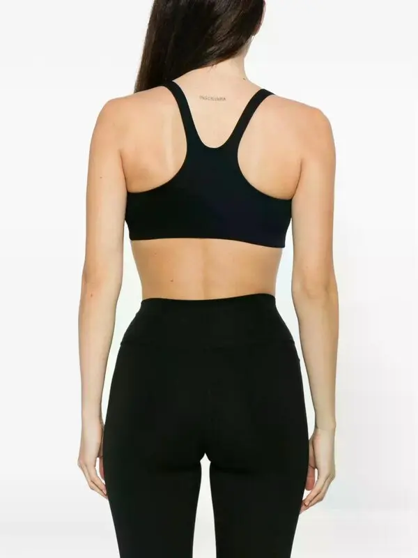 SPORTY & RICH Srhwc Logo Cropped Sports Bra