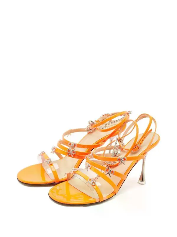 Mach & Mach Camille Leather Sandals