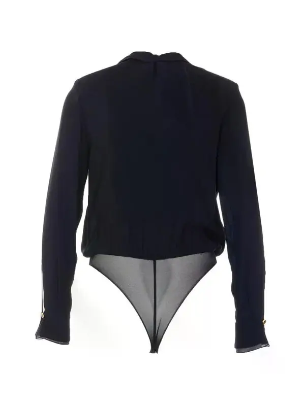 Elisabetta Franchi Bodysuit In Viscose Georgette