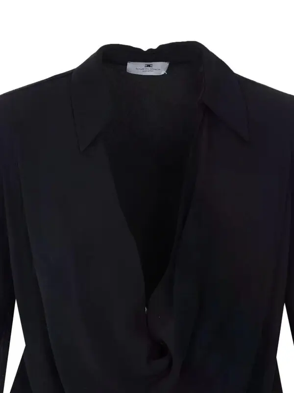 Elisabetta Franchi Bodysuit In Viscose Georgette