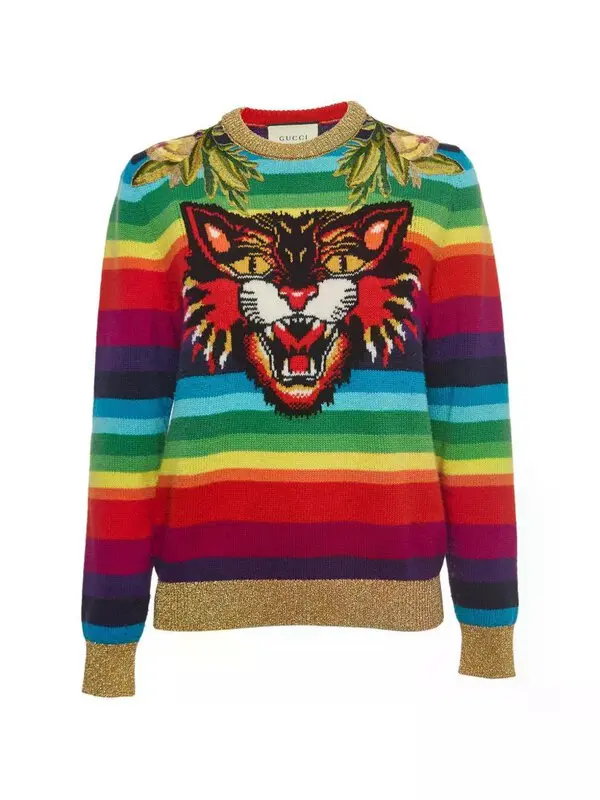 Gucci Embroidered Wool Sweater