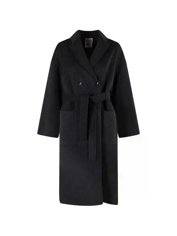 SEMICOUTURE Alice Belted Double-breasted Coat