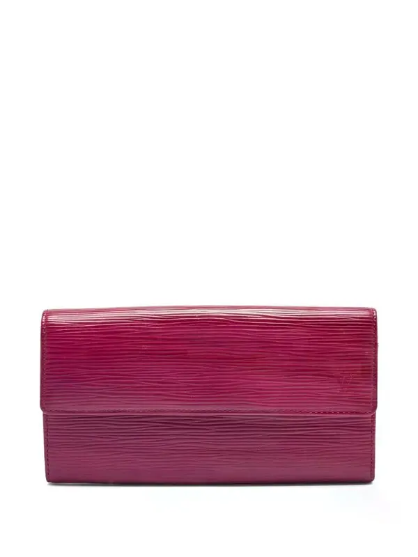 LOUIS VUITTON Sarah Leather Wallet - Pink