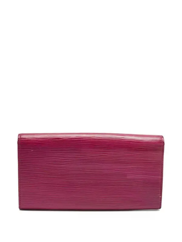 LOUIS VUITTON Sarah Leather Wallet - Pink