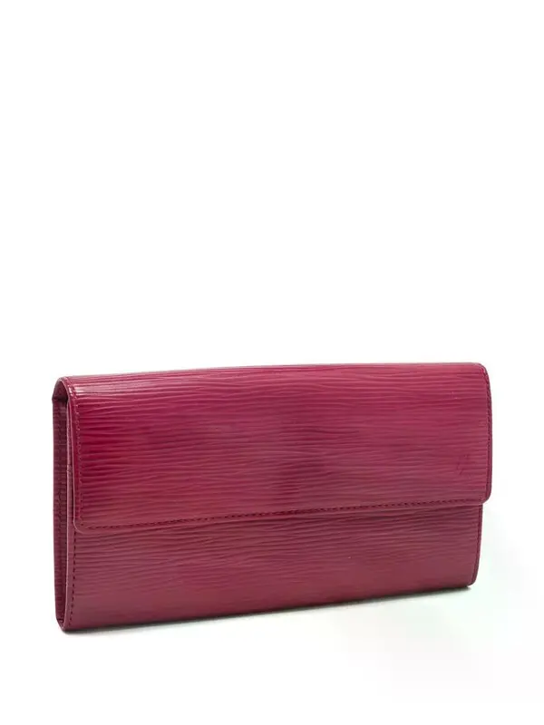LOUIS VUITTON Sarah Leather Wallet - Pink