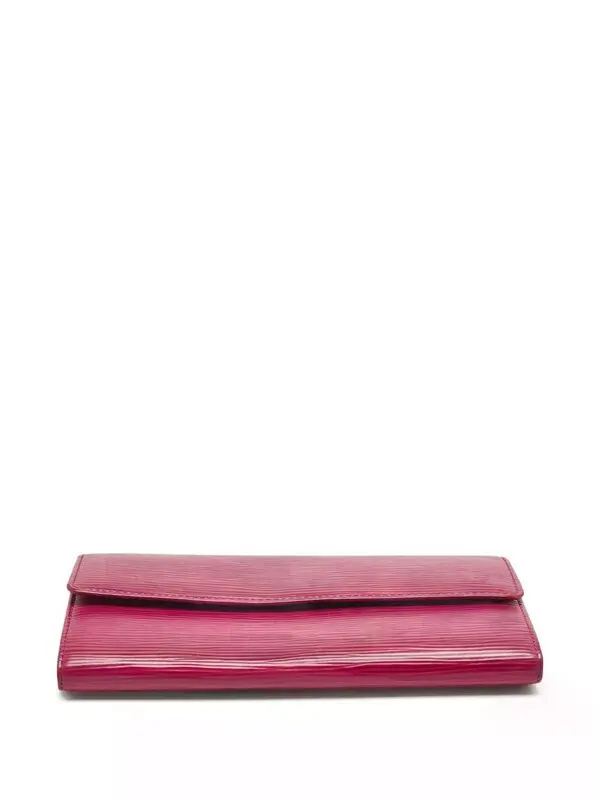 LOUIS VUITTON Sarah Leather Wallet - Pink