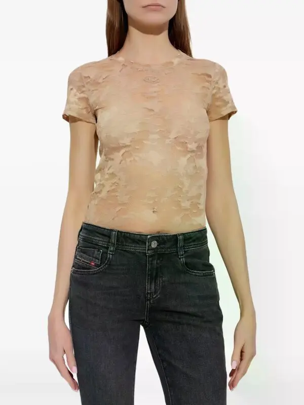DIESEL® Logo Detail Top - Neutrals