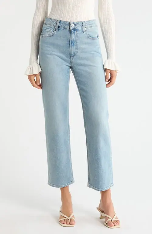 Paige Stevie High-waist Straight-leg Jeans - Glide