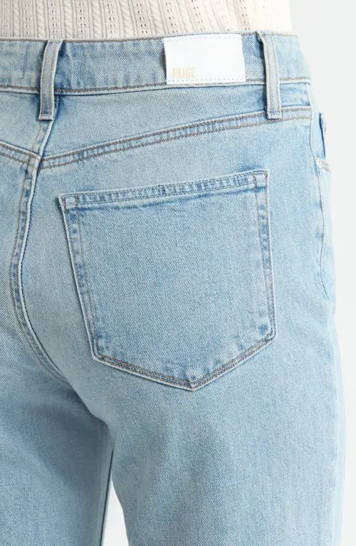 Paige Stevie High-waist Straight-leg Jeans - Glide