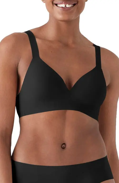 TRUE & CO True Body Boost Wireless Hook Back Push-up Bra - Black