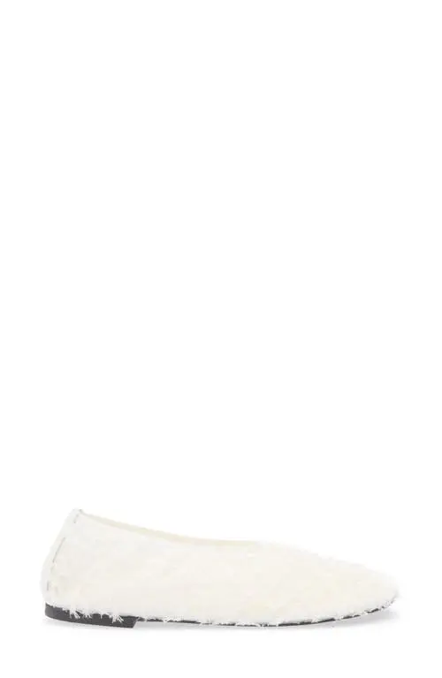 Proenza Schouler Lace Ballet Flat - White