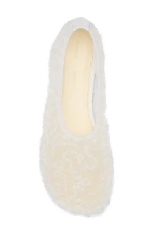 Proenza Schouler Lace Ballet Flat - White