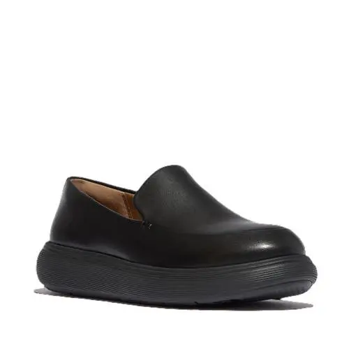 Fitflop Leather Loafers - All Black