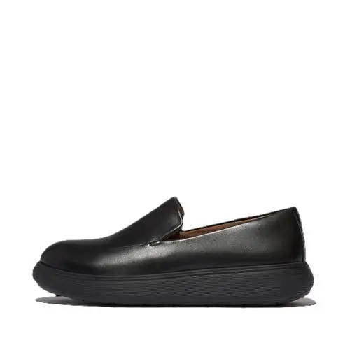 Fitflop Leather Loafers - All Black