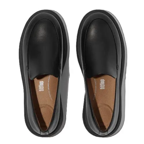 Fitflop Leather Loafers - All Black