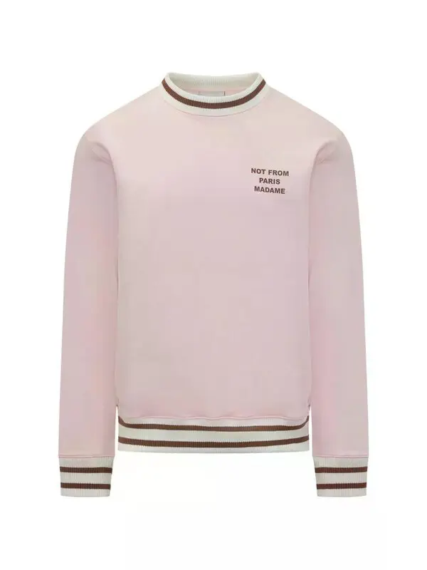 Drole De Monsieur Slogan-print Sweatshirt