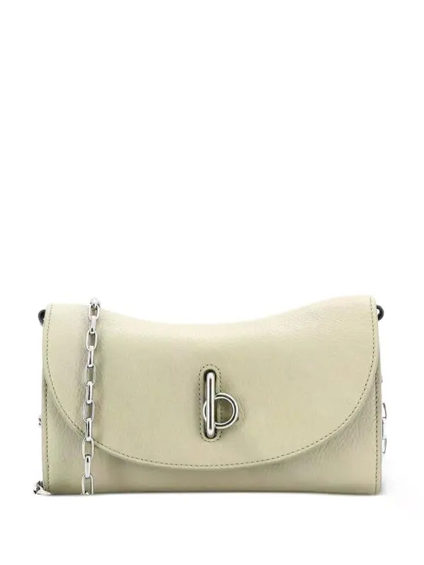 Burberry Rocking Horse Wallet On Chain - Neutrals
