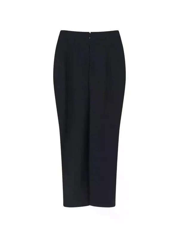 Givenchy Pencil Skirt With Draped Detailing - Black