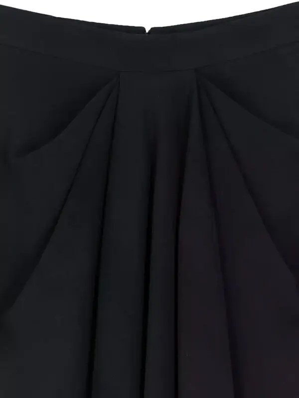 Givenchy Pencil Skirt With Draped Detailing - Black