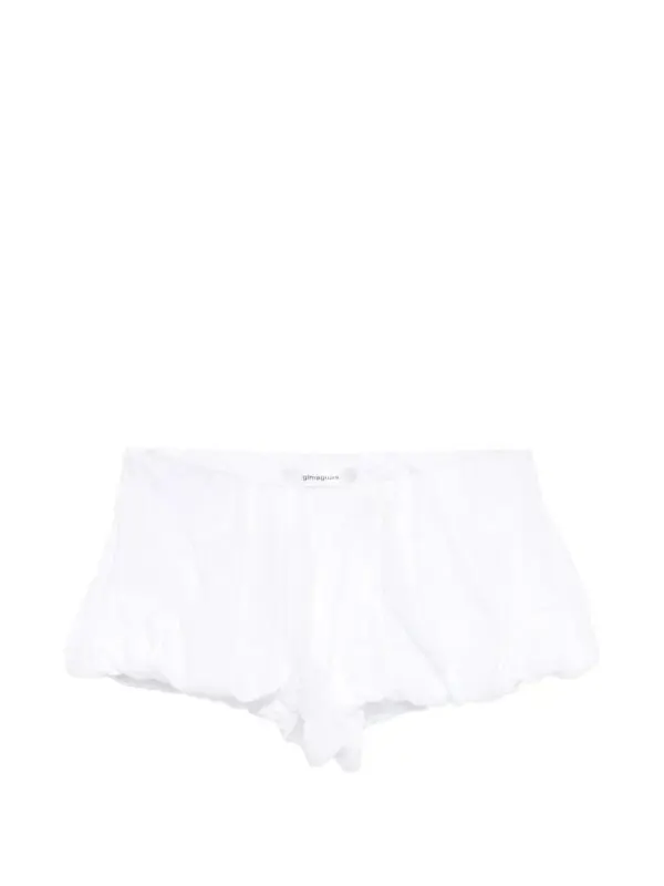 Gimaguas Oni Ruffled Shorts - White