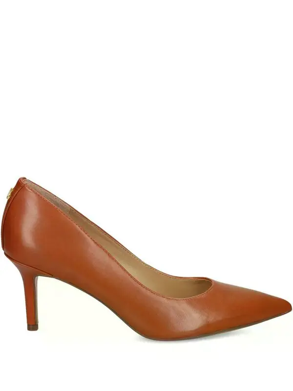 Ralph Lauren Lanette Leather Pumps - Brown