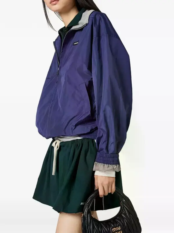 Miu Miu Oversized High-neck Jacket