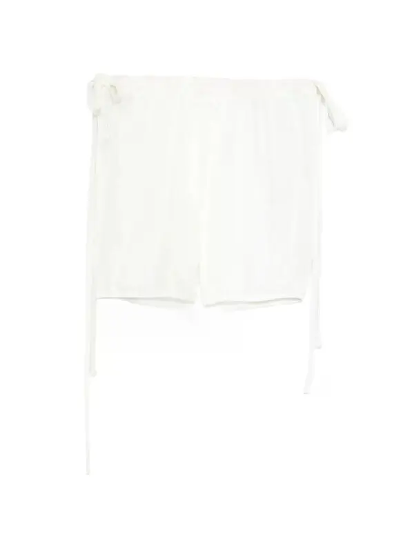 Gimaguas Zoe Drawstring Shorts - White