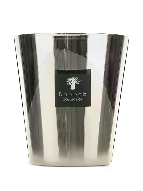 BAOBAB Les Exclusives Platinum Max 16 Scented Candle - Silver