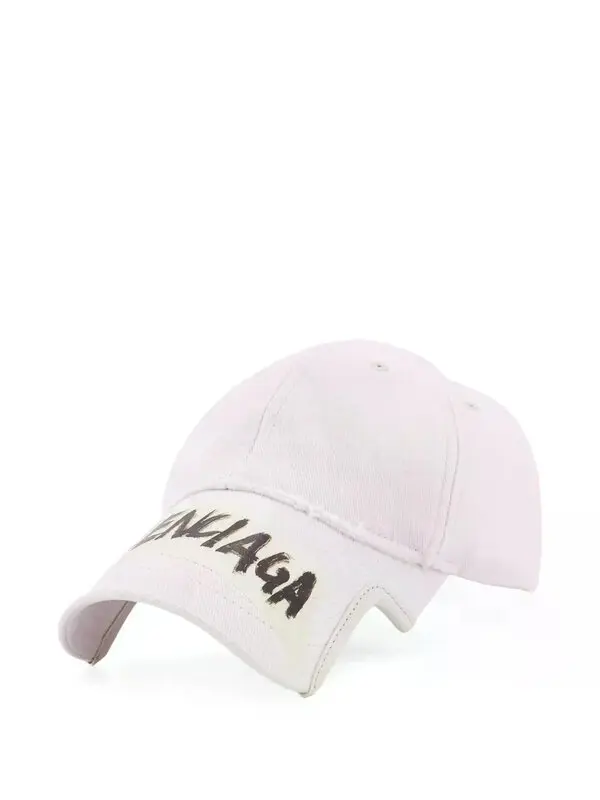 Balenciaga Masking Tape Cap - White