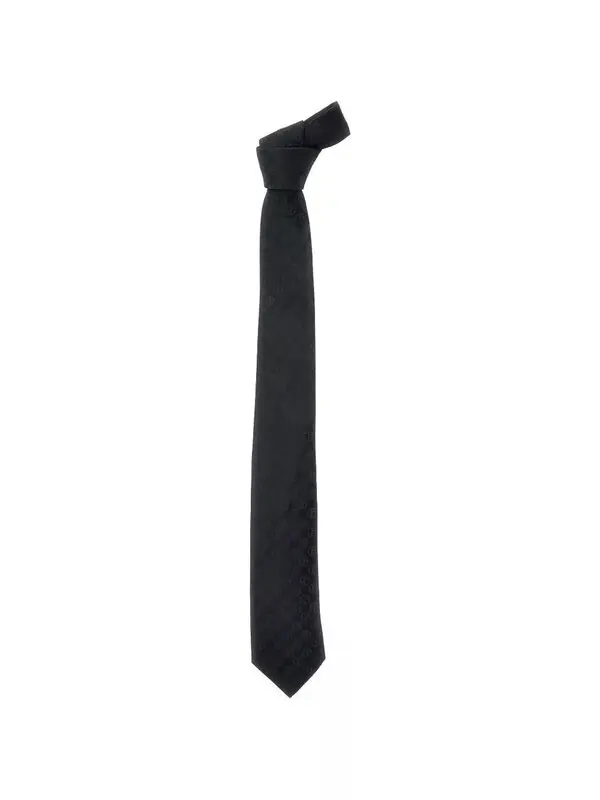 Giorgio Armani Logo Neck Tie - Black