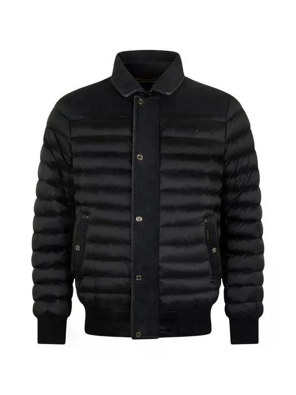 MOORER Quilted Bomber Jacket