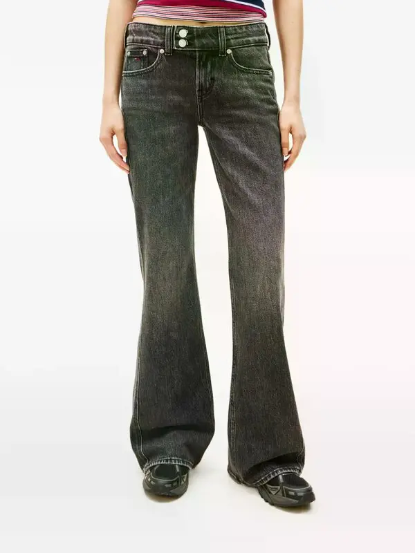 Tommy Hilfiger Double-button Flared Jeans
